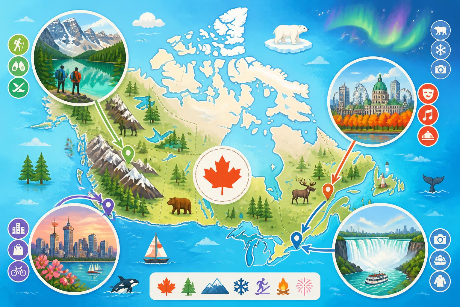 Explorez les trésors du Canada 🇨🇦 : lieux incontournables à visiter